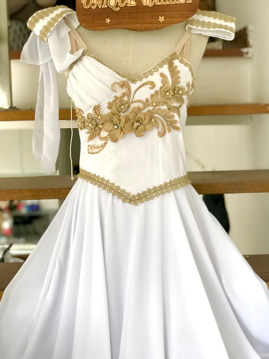 White Lyrical Ballet Tutu Costume Talisman Le Corsaire Pas de Deux Gam ...
