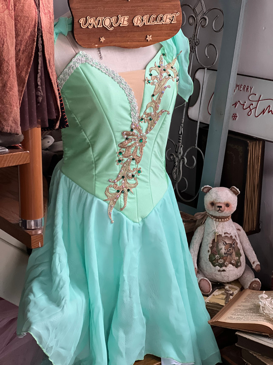Professional Talisman Cupid Mint Green Lyrical Ballet Costume Modern B ...