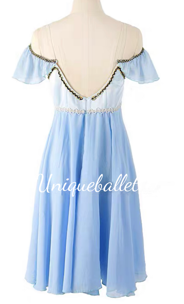 Light Blue Le Corsaire Long Dress Lyrical YAGP Ballet Costume -DOLBLUL ...