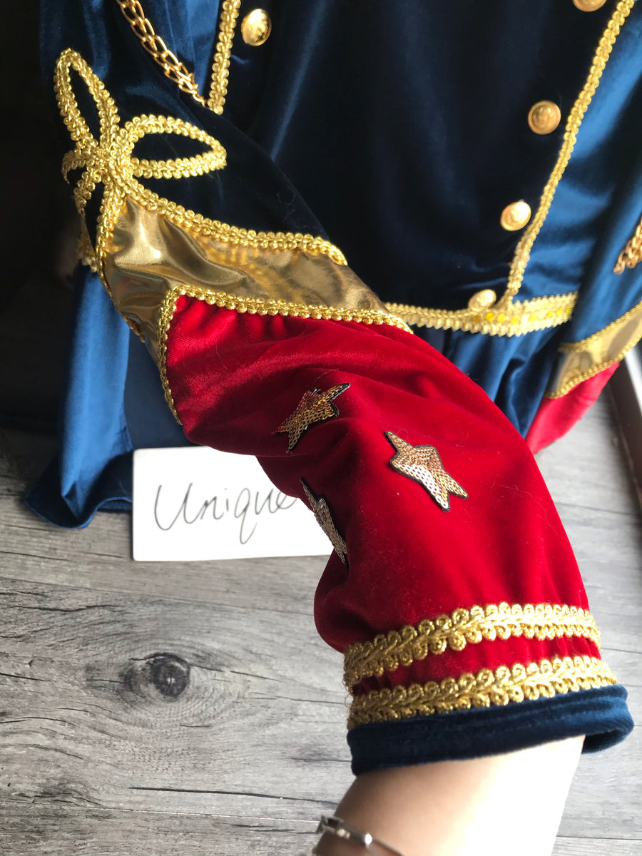 Stars and Strips Male Navy Blue Military Tunic Jacket Ballet Male Stag ...