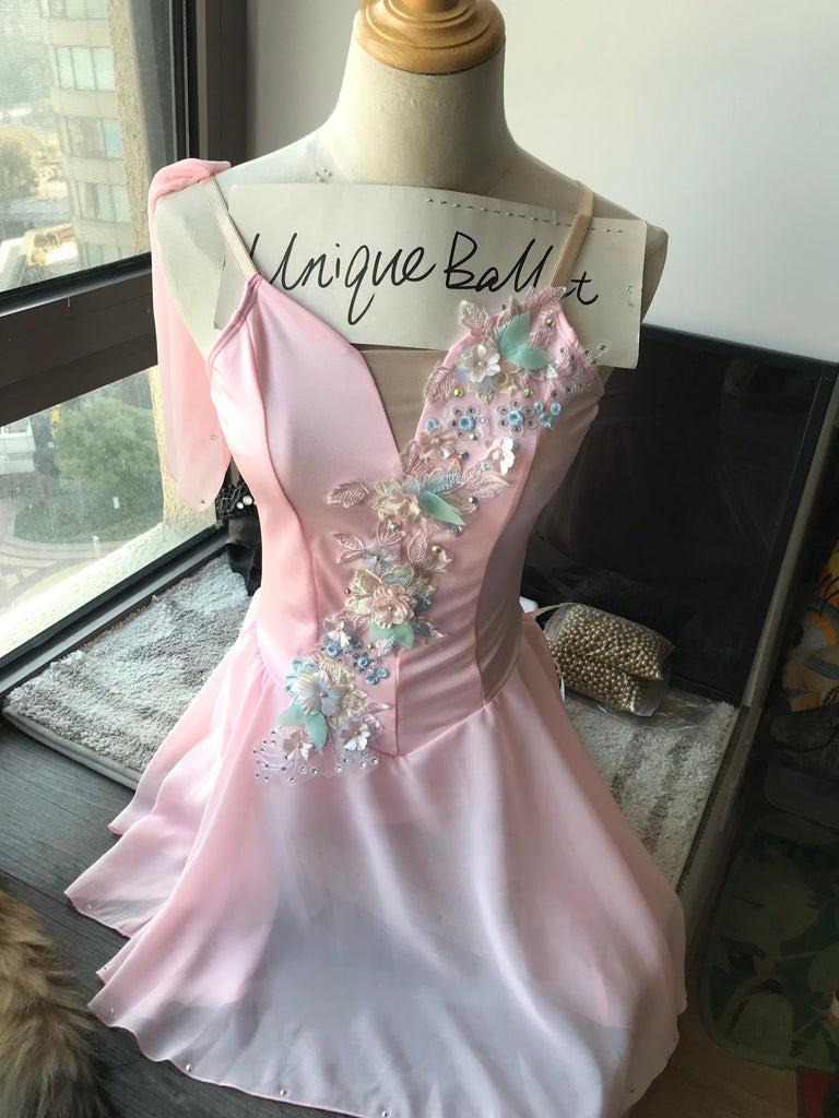 Pink Dewdrop Cupid Lyrical Ballet Costume Modern Ballet Dress YAGP Sta ...