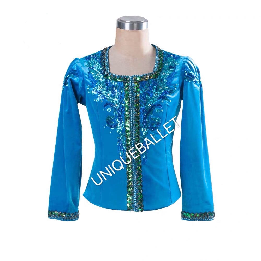Male Blue Bird Prince Tunic Jacket Ballet Costume – UniqueBallet
