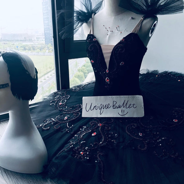 Swan Lake Odile Classic Ballet Costume Black Swan Ballet Tutu Dress St ...