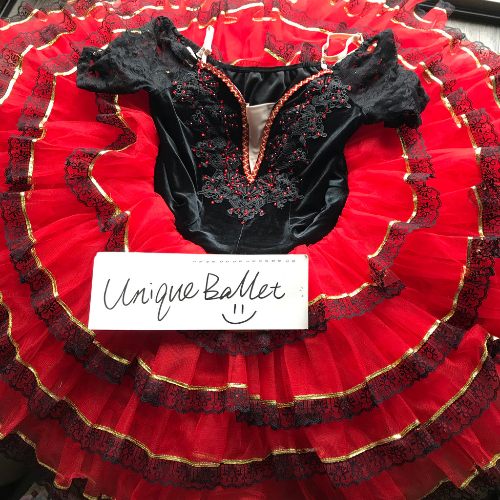 Professional Don Quixote Ballet Classical Tutu Costume Red Kitri Act 2 ...