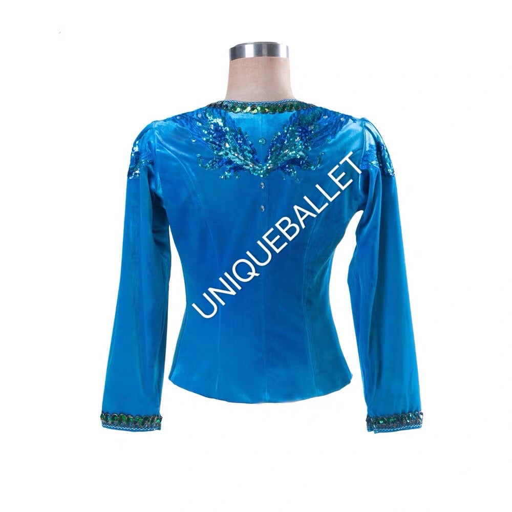 Male Blue Bird Prince Tunic Jacket Ballet Costume – UniqueBallet
