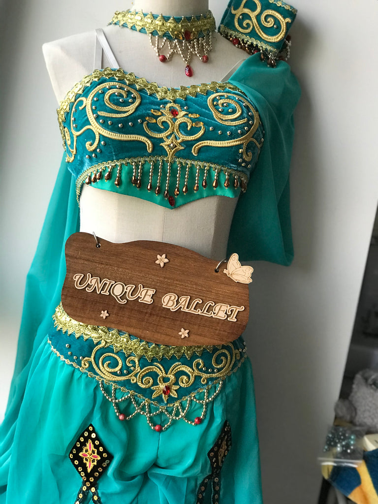 La Bayadère Nikiya Indian Ballet Costume | Arabian Dance Crop Top and ...