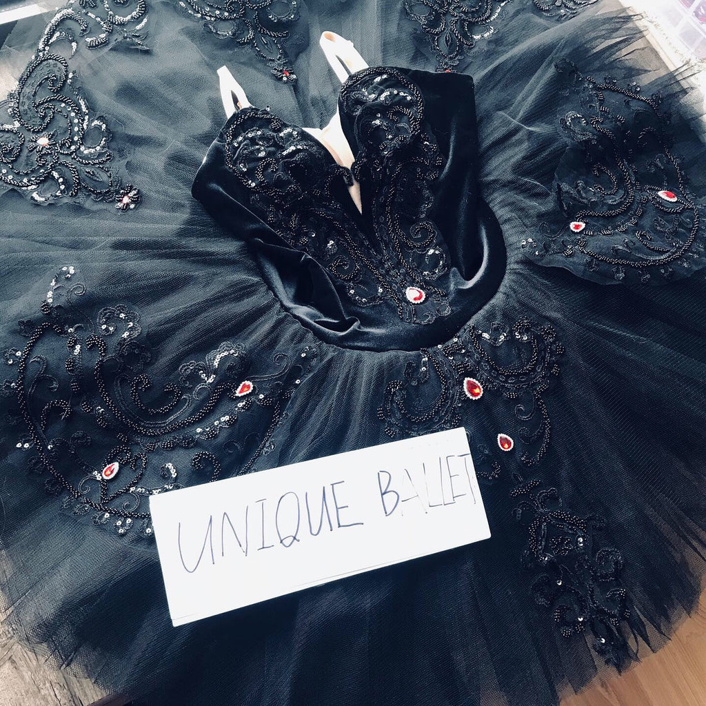 Swan Lake Odile Classic Ballet Costume Black Swan Ballet Tutu Dress St ...