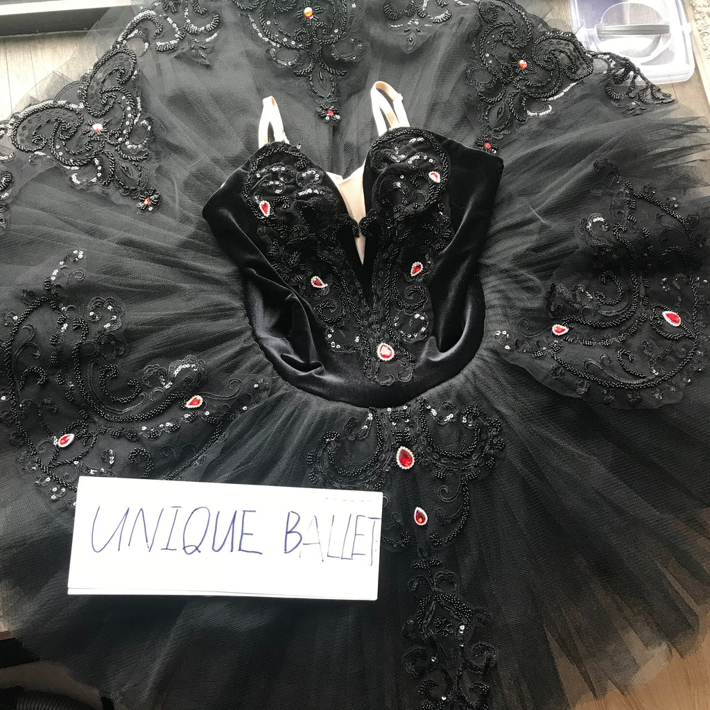 Swan Lake Odile Classic Ballet Costume Black Swan Ballet Tutu Dress St ...