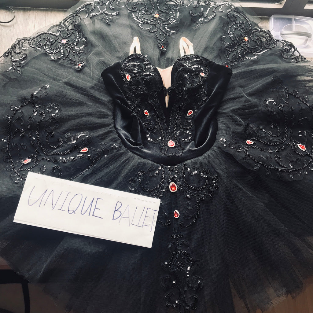 Swan Lake Odile Classic Ballet Costume Black Swan Ballet Tutu Dress St ...